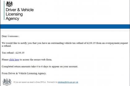 Drivers targeted by DVLA refund scam | Carbuyer