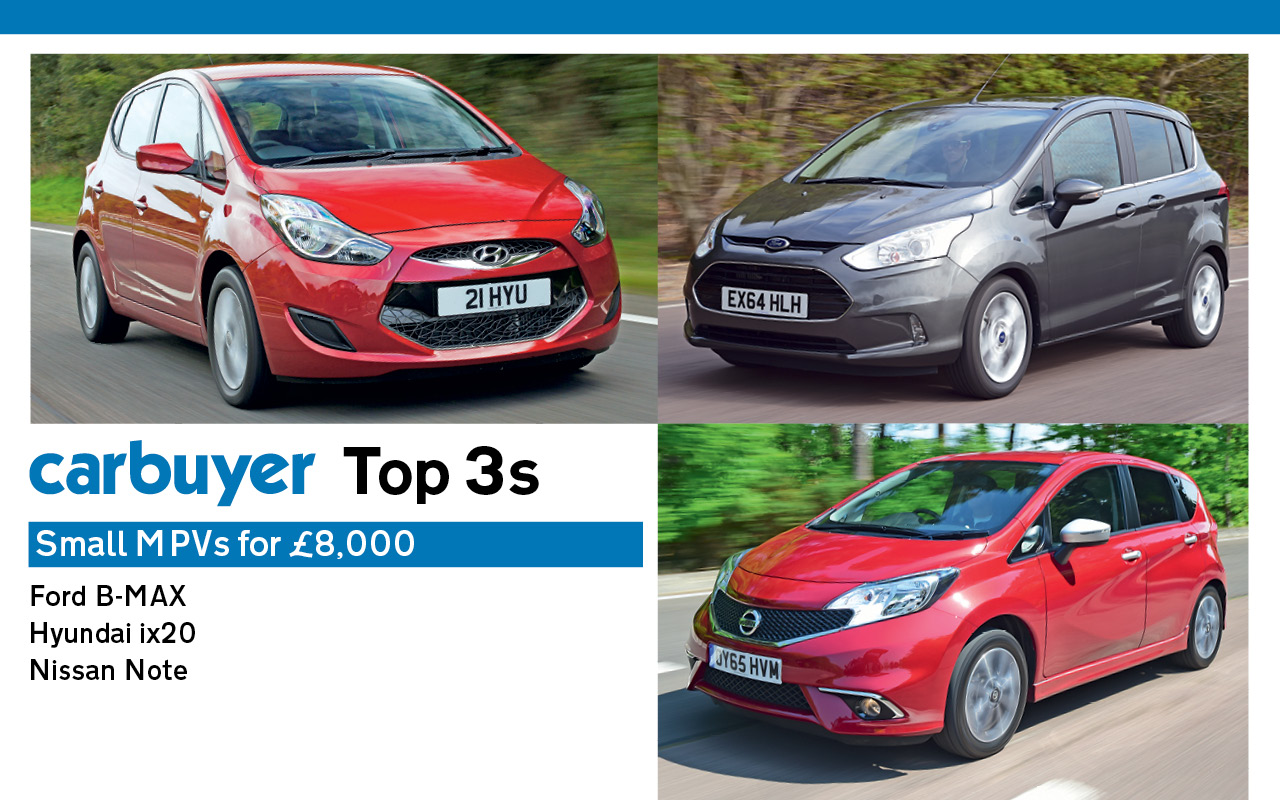 Top 3 used small MPVs for £8,000 – images | Carbuyer