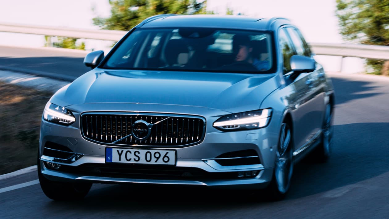 Volvo V90 estate - Engines, drive & performance 2020 review | Carbuyer