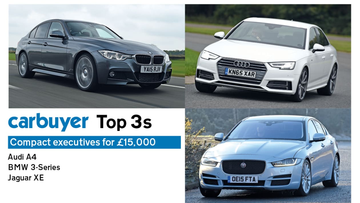 Top 3 used compact executive cars for £15,000 - BMW 3 Series, Audi A4 ...