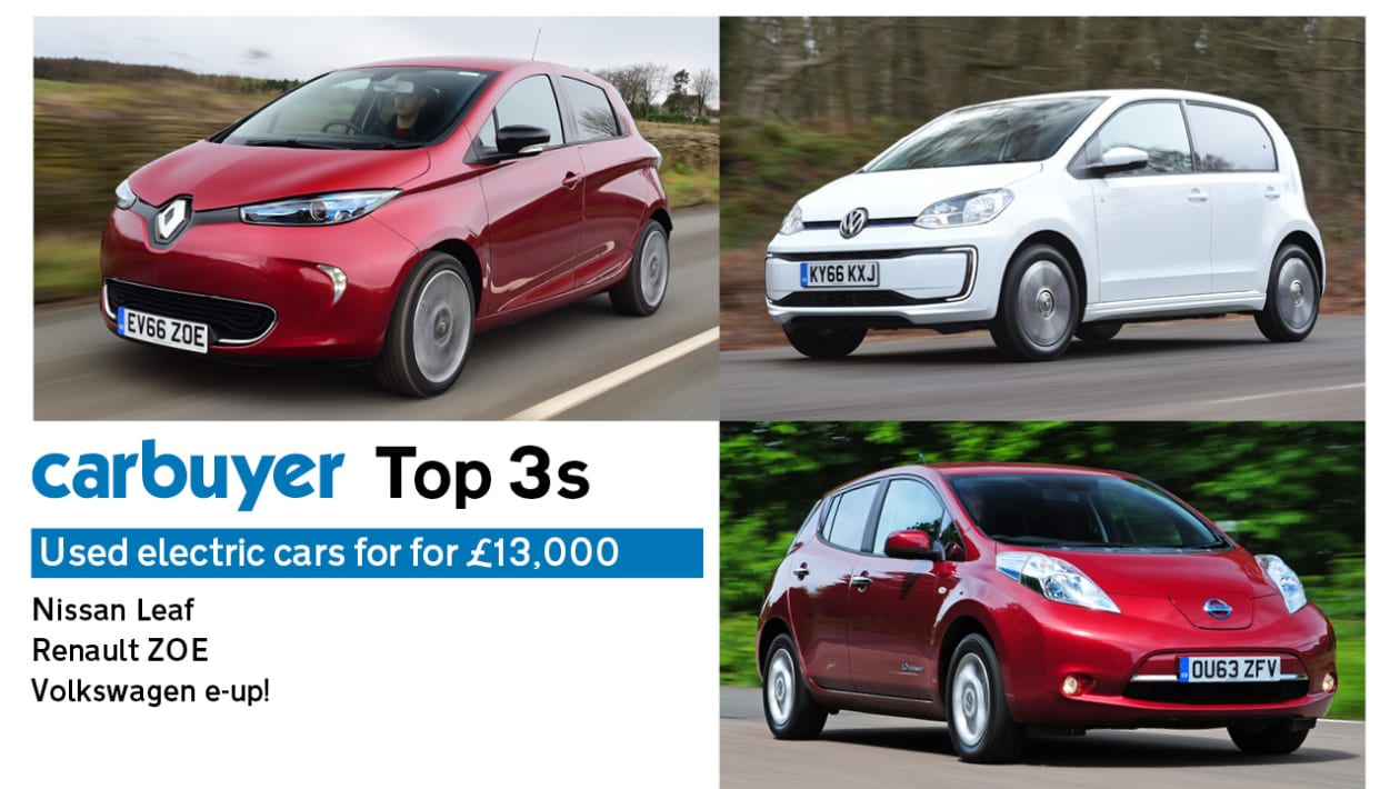 Top 3 used electric cars for £13,000: Nissan Leaf, Volkswagen e-up ...