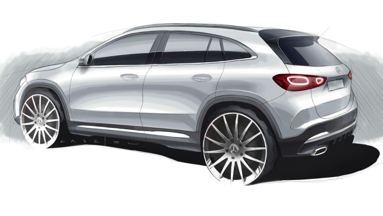 New 2020 Mercedes GLA teased again - pictures | Carbuyer
