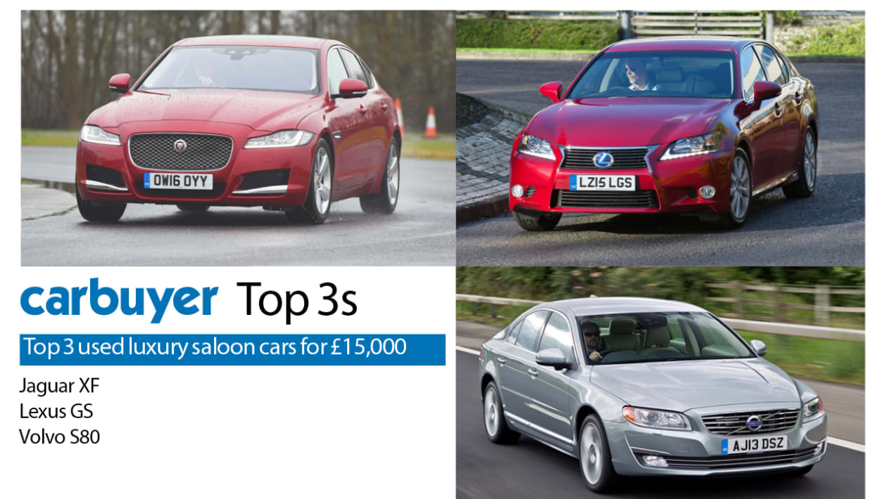 Top 3 used luxury saloon cars for £15,000 | Carbuyer