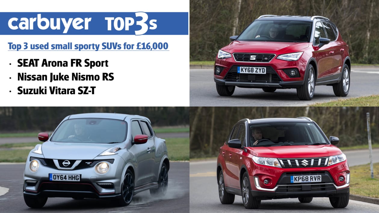 Top 3 used small sporty SUVs for £16,000 | Carbuyer
