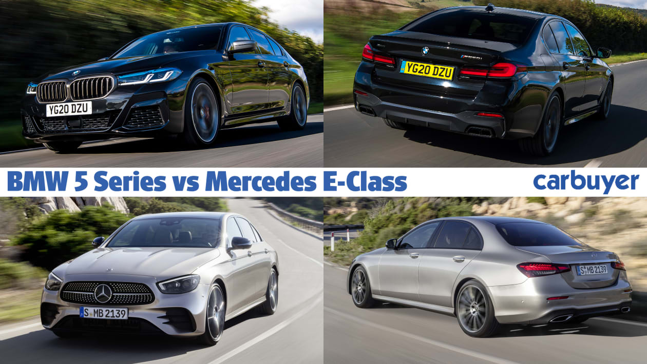 Facelifted BMW 5 Series vs Mercedes E-Class: rivals comparison | Carbuyer