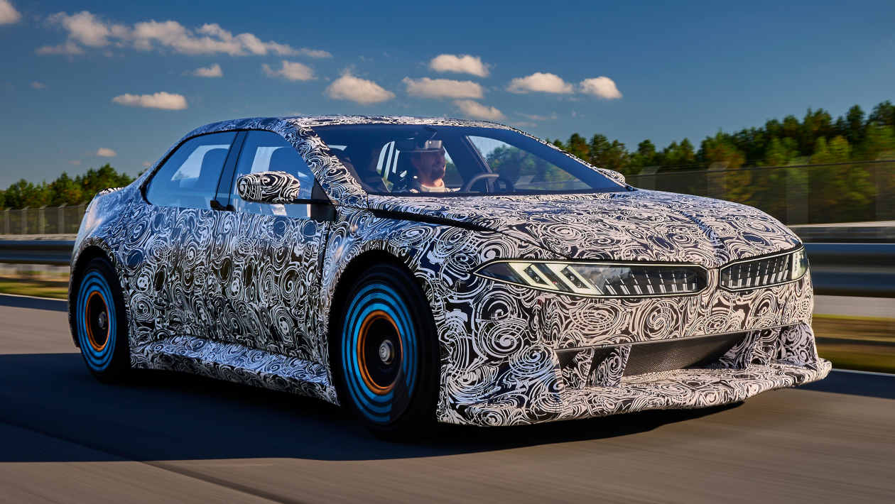 New BMW M3 super-saloon goes electric – we ride in a prototype | Carbuyer