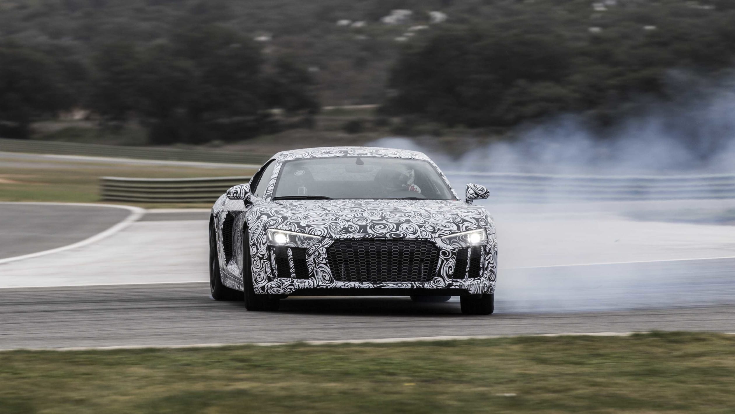 Audi R8 track shots | Carbuyer